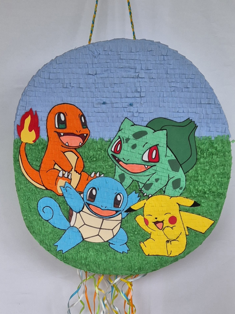 Piñata Pokemon mediana - PIÑATAS CUCAS